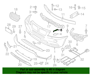 Genuine BMW 51-11-7-308-082 | Bracket | FREE Shipping on Most Orders ...