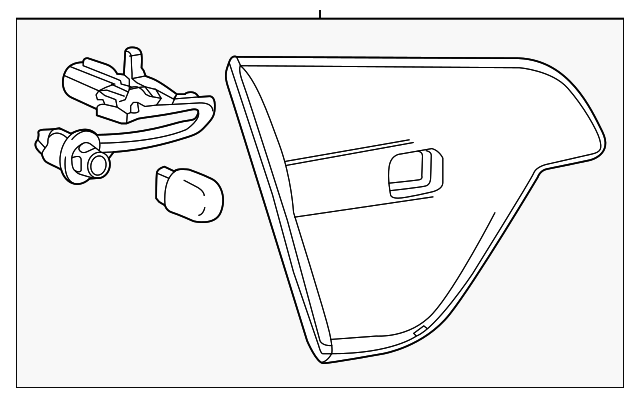 84086139 - Rear Passenger Side Closure Auxiliary Signal Lamp 2016-2018 ...