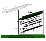 166-690-06-75 - Running Board 2013-2019 Mercedes-Benz | Mercedes-Benz ...