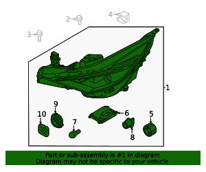 92101-AA260 - Headlight Assembly 2021-2023 Hyundai Elantra | AutoNation ...