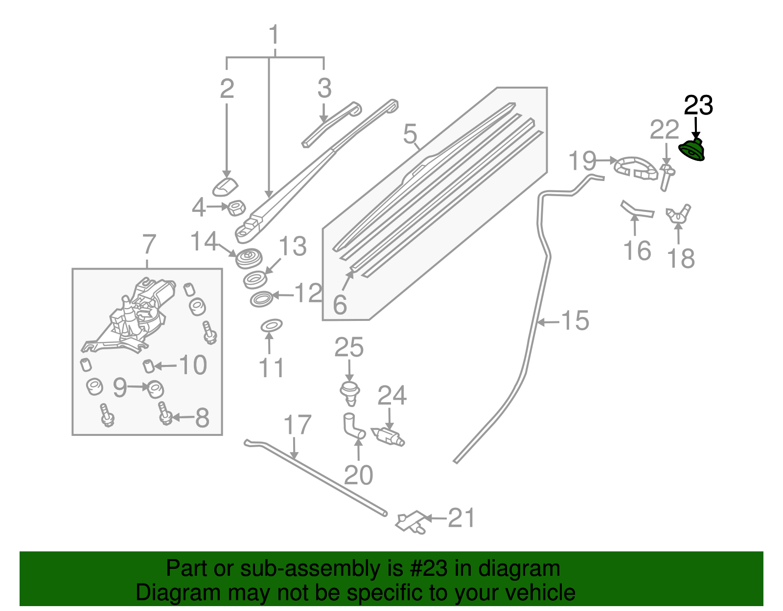76857-TP6-A01 - Grommet 2010-2015 Honda | Honda Parts Online
