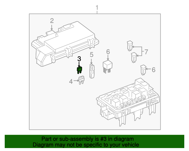 1995-2023 GM Mini Fuse (Replaces Part Number 96234921) 88909756 GM ...