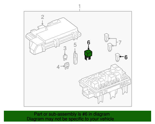 15328865 Relay - New OEM Part From GM Parts Direct | GM Parts Store