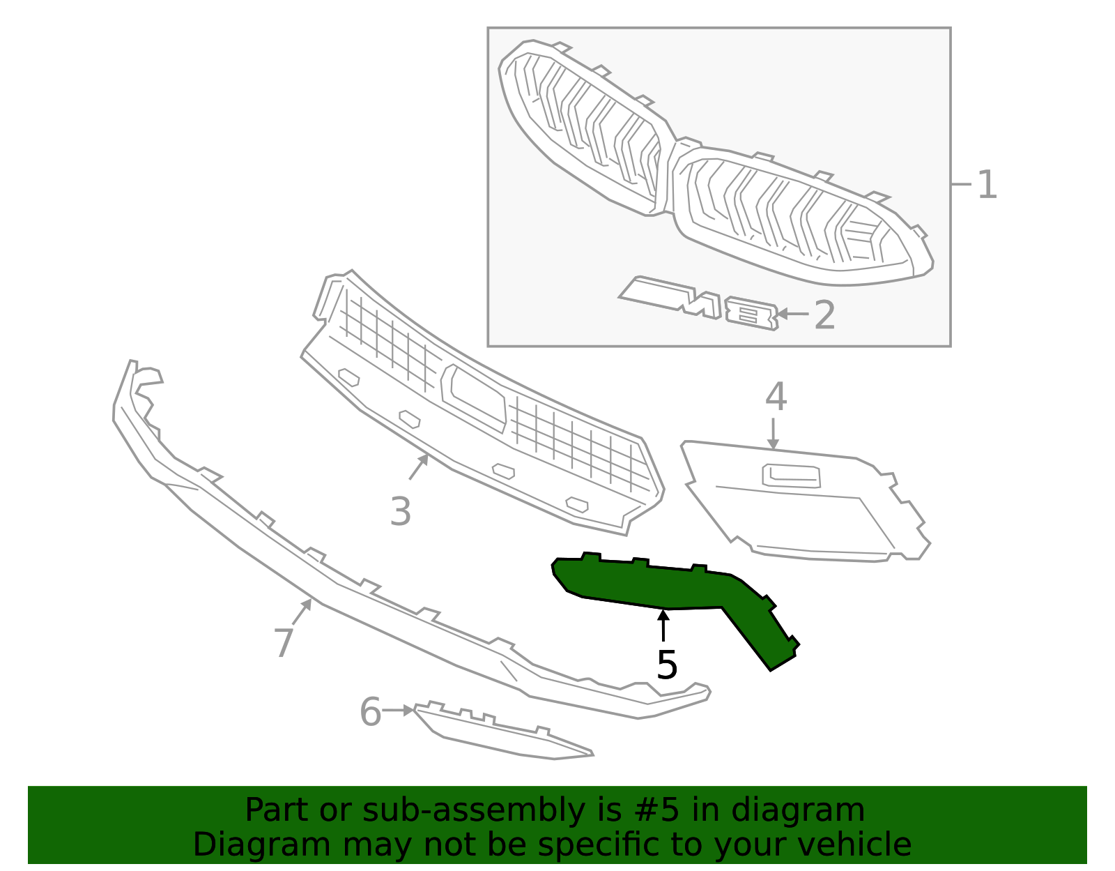2020-2025 BMW Bmw M Performance Carbon Fiber Air Duct Trim - Left 51-11 ...