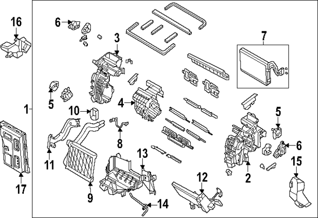 2023-2024 Genesis GV60 Heater 97191-CU000 | OEM Parts Online