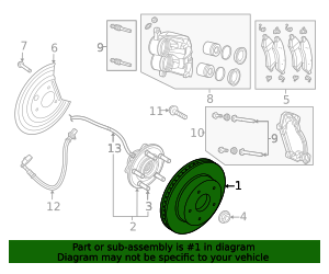 2019-2023 Ram 1500 Rotor 68237063AB | Canada Mopar Parts