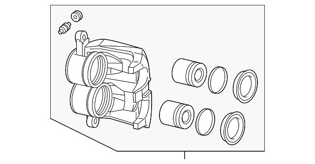 2019 Ram 1500 Disc Brake Caliper - Driver's Side (LH) 68412553AA ...