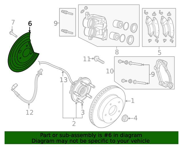 2019 Ram 1500 Splash Shield - Driver's Side (LH) 68237139AA ...