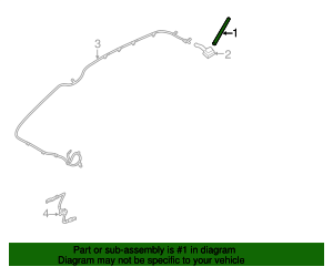 8723A303 - Antenna Mast 2017-2024 Mitsubishi Mirage G4 | Mitsubishi ...
