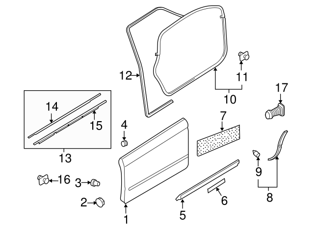 D-378-500-A2 - Sound Absorber 2005-2011 Audi | AutoNationParts.com