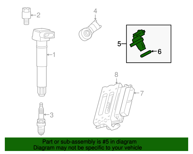 2009-2018 Porsche Engine Camshaft Position Sensor 948-606-106-00 ...