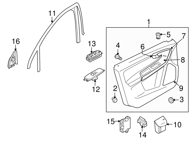 2010 Volvo XC60 Window Switch - Passenger Side (RH) 30773977 ...