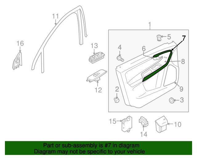8635859 - Trim Molding - 2011-2018 Volvo | Volvo OEM Parts Direct