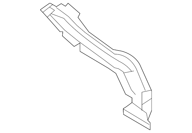 5314A361 - Pillar Reinforced 2011-2024 Mitsubishi Outlander Sport ...