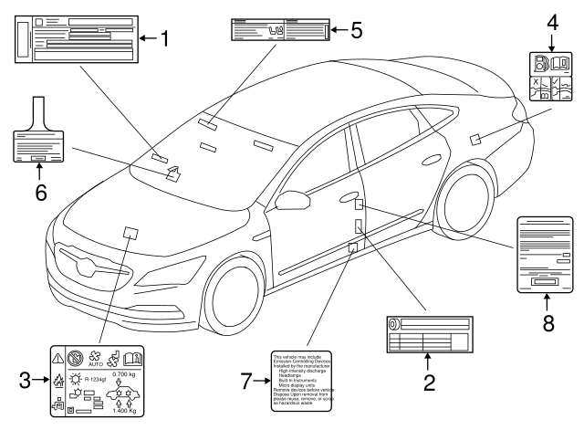 Label - GM (19354745) | GM Parts Center