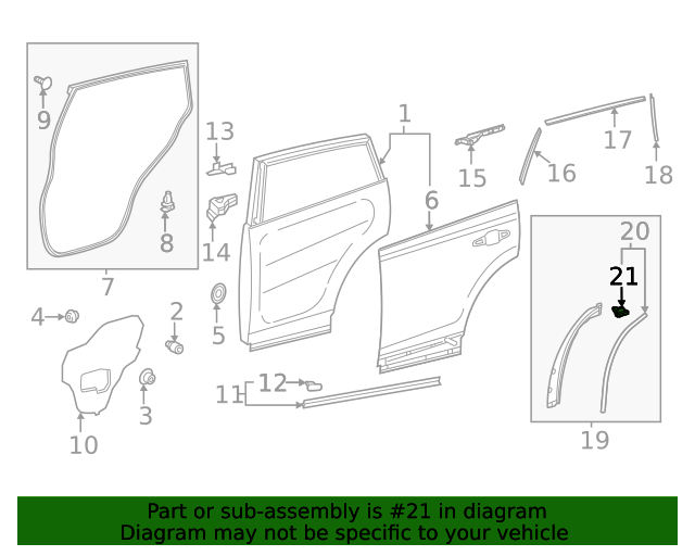53145-60030 - Seal To Hood Clip - 2008-2021 Toyota | OEM Genuine Toyota ...