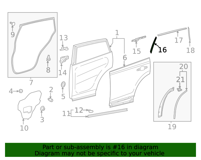 75978-0R050 - Black Out Tape - 2019-2021 Toyota | OEM Genuine Toyota Parts