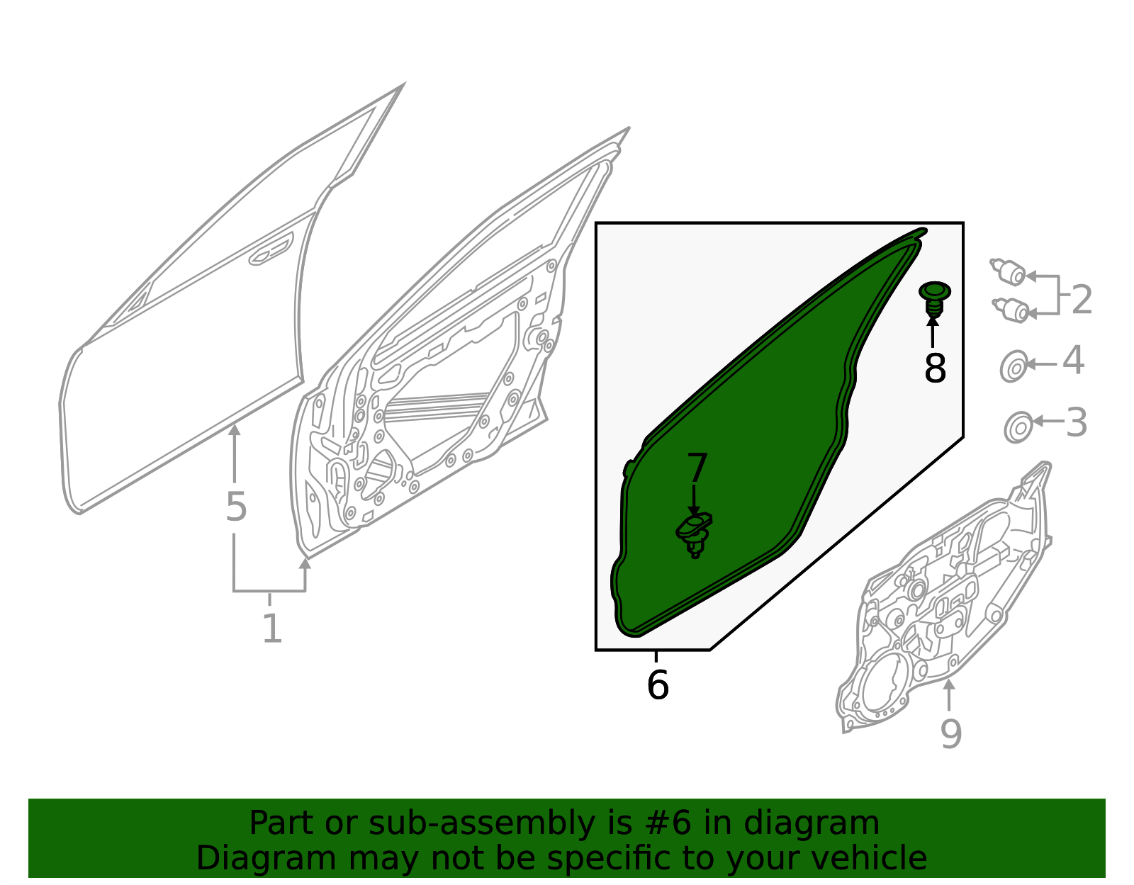 2016-2020 Toyota Door Weather-Strip 67862-WB002 | OEM Parts Online