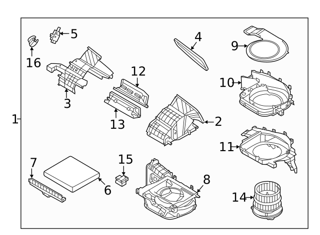 97121-CW000 - Intake Case 2022-2024 Hyundai | AutoNationParts.com