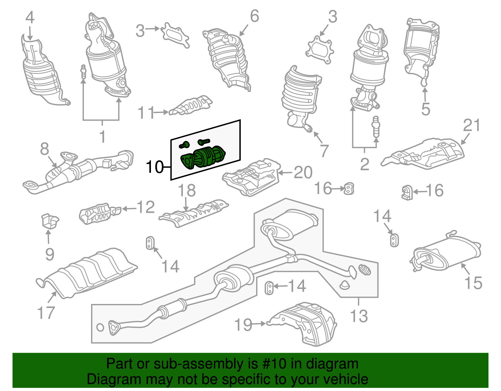 18160-RCA-A00 - High-Quality Catalytic Converter for 2003-2008 Acura ...