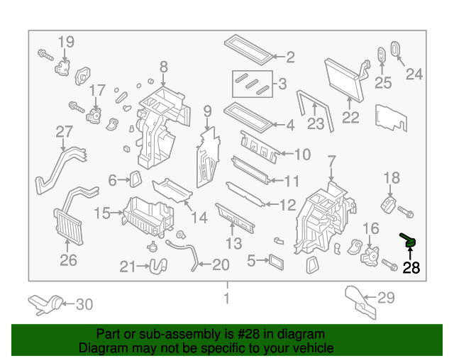 97614-3S100 - A/C Evaporator Temperature Sensor 2011-2019 Hyundai ...