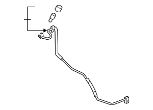 2010-2023 GM Auxiliary Air Conditioning Evaporator Hose 85520650 GM ...