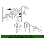 2000-2015 Mitsubishi Axle Seals MN132370 | MitsubishiParts.com