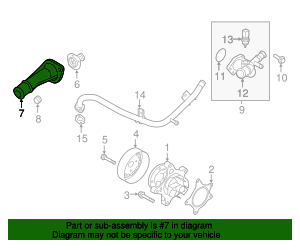 25631-2B050 - Water Inlet 2014-2019 Kia | Kia.Parts Store