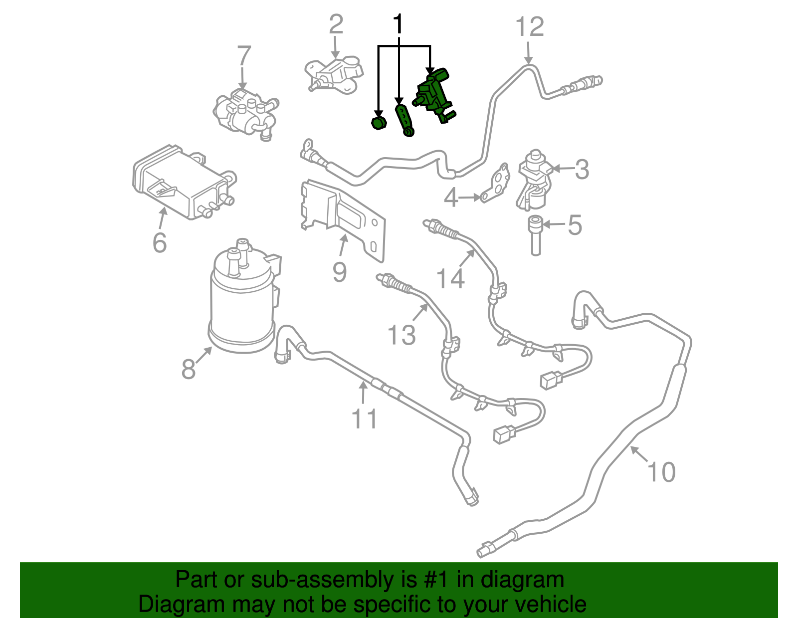 2003-2005 Mazda 6 Solenoid Valve L39118740C | Retail Performance Auto Parts
