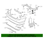 86636-J6000 - Impact Bar Lower Bracket 2019-2020 Kia K900 | Kia.Parts Store
