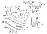 86636-J6000 - Impact Bar Lower Bracket 2019-2020 Kia K900 | Kia.Parts Store