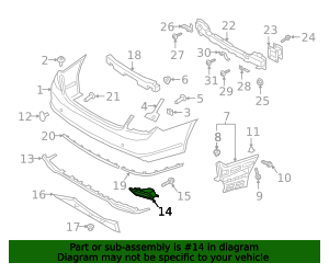 2019-2020 Kia K900 Exhaust Duct 86662 J6000 | OEM Parts Online