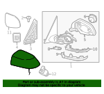 51-16-8-496-624 - 2018-2024 BMW - Mirror Cover | BMWPartsHub