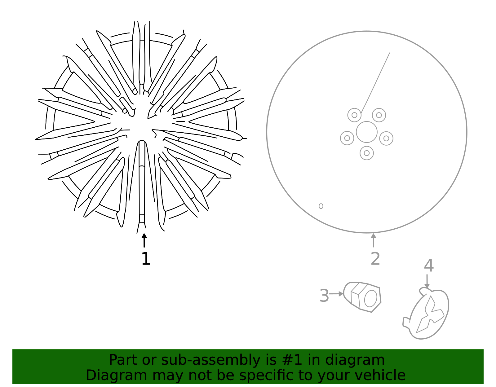 4250G125 - Wheel, Alloy 2022-2024 Mitsubishi | Mitsubishi Direct Parts