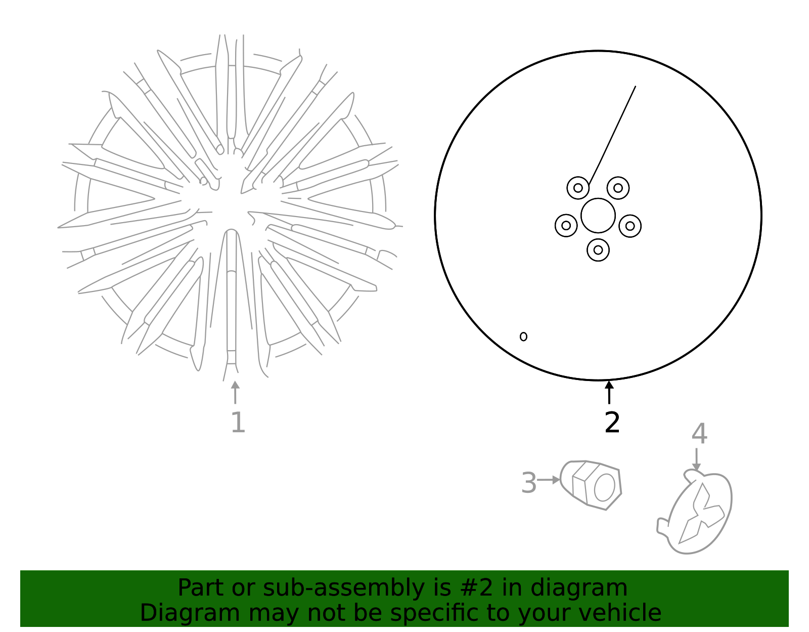 4250G022 - Wheel, Alloy 2022-2024 Mitsubishi | Mitsubishi Direct Parts