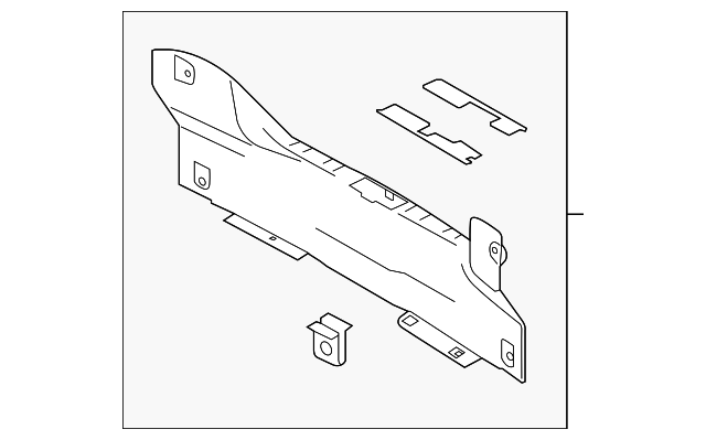 FR3Z-6345522-AC - Rear Trim Panel 2015-2023 Ford Mustang | Ford Parts ...