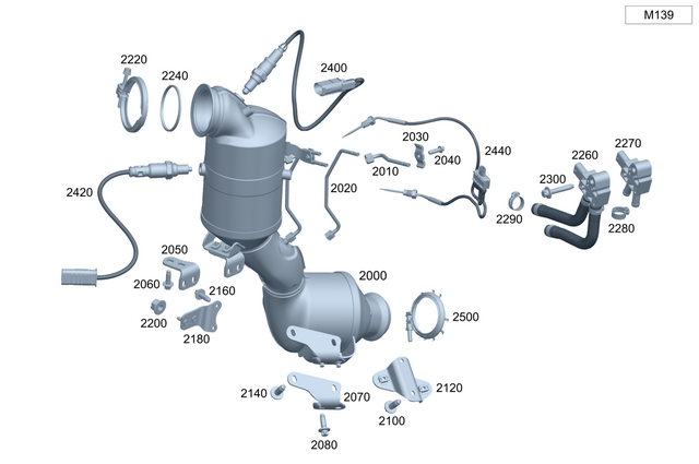 206-490-92-01 - Exhaust System 2023-2025 Mercedes-Benz C43 AMG ... 206-490-92-01 - Exhaust System 2023-2025 Mercedes-Benz C43 AMG ...