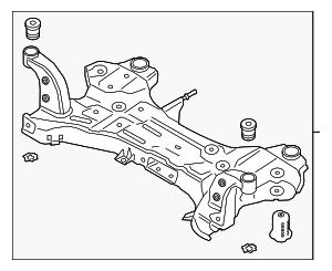 2019-2023 Kia Forte Engine Cradle 62405-M7050 | OEM Parts Online