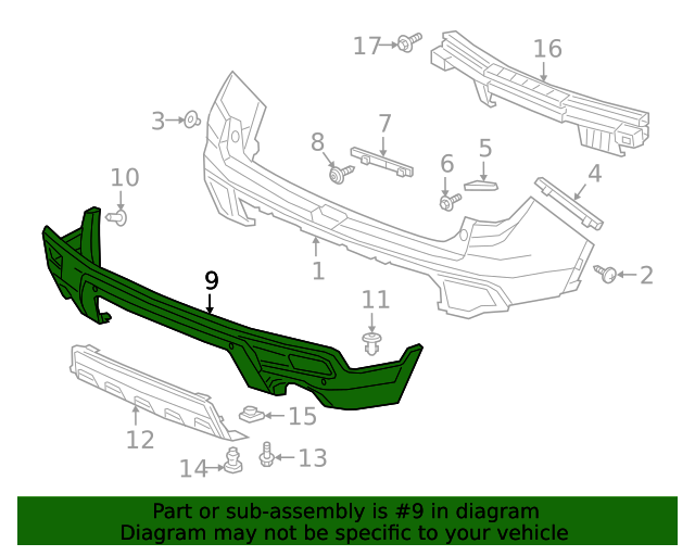 OEM 2019-2020 Honda Passport Face, L Front Bumper (Upper) 04716-TGS ...