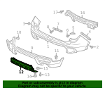 71508-TGS-A00 - Garnish Rear Hitch - 2019 2020 Honda Passport | Genuine ...