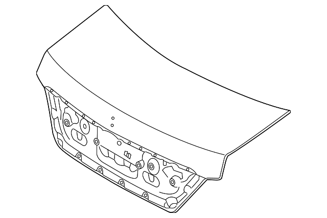 2011-2016 Hyundai Equus Trunk Lid 69200-3N100 | QuirkParts