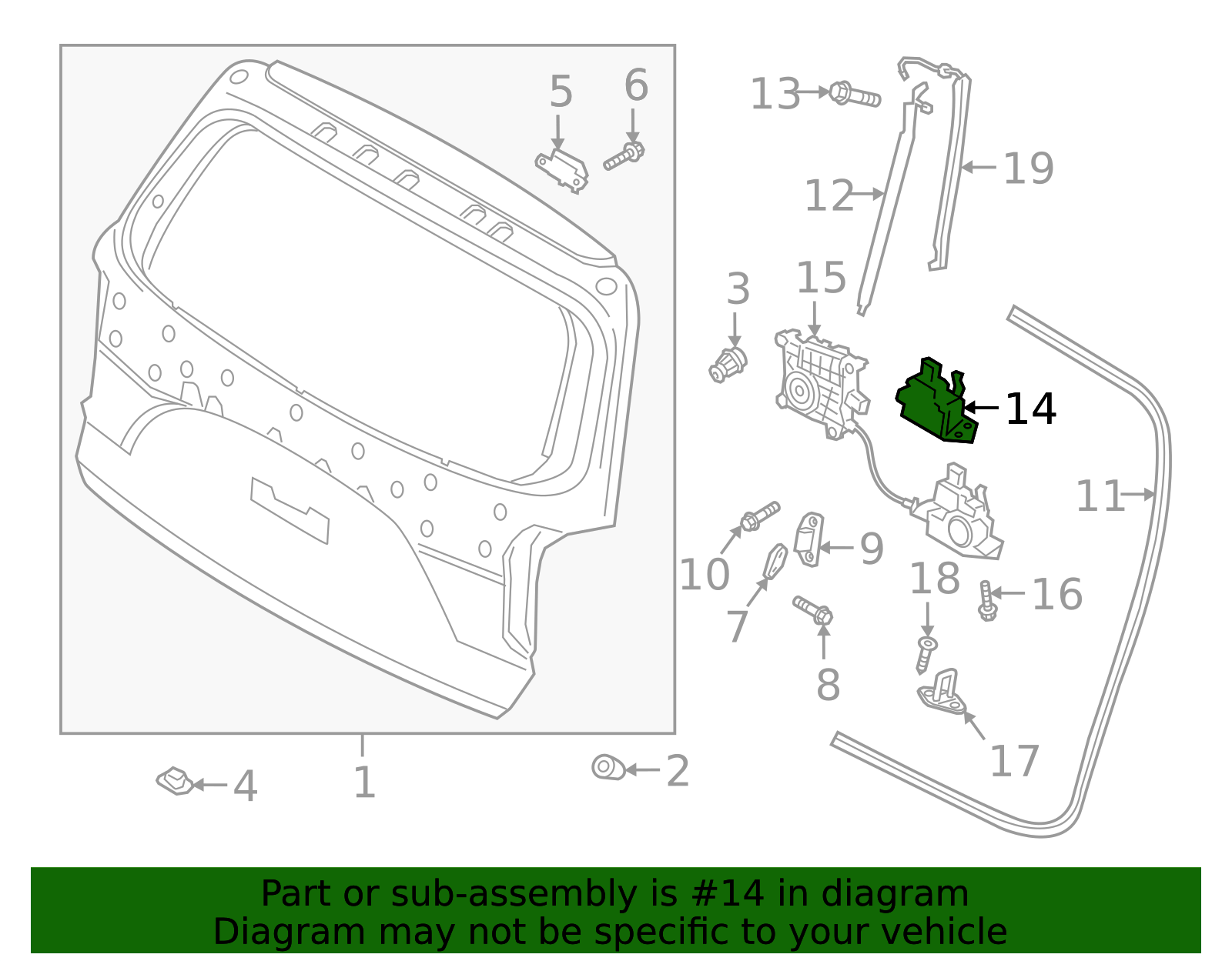 81800-S1000 - High-Quality Liftgate Latch for 2020-2024 Hyundai ...