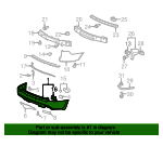 2008-2012 Buick Enclave Rear Lower Bumper Cover 25992108 ...