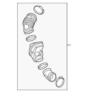 2018-2020 GM Air Cleaner Outlet Duct 23499764 GM | GMPartsDirect.com