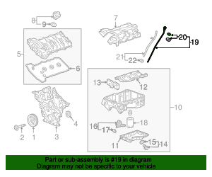 2016-2019 Cadillac Dipstick 12667091 | GMPartsDirect.com