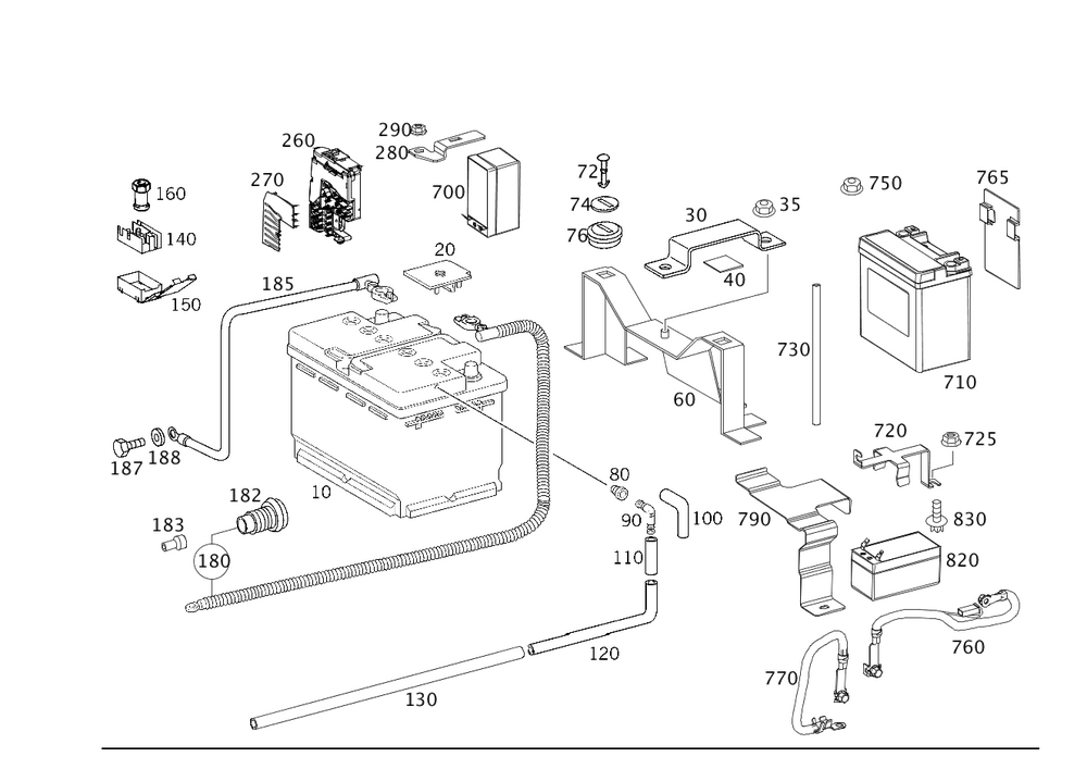 463-820-08-31 - Electrical Wiring Harness 2003-2018 Mercedes-Benz ...