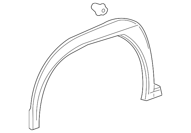 75601-76010 - Wheel Opening Molding For 2019-2025 Lexus | Lexus OE Parts