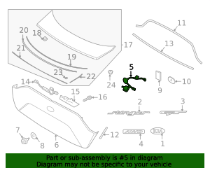 99240-J5000 - Rear Camera 2022-2023 Kia Stinger | Kia.Parts Store