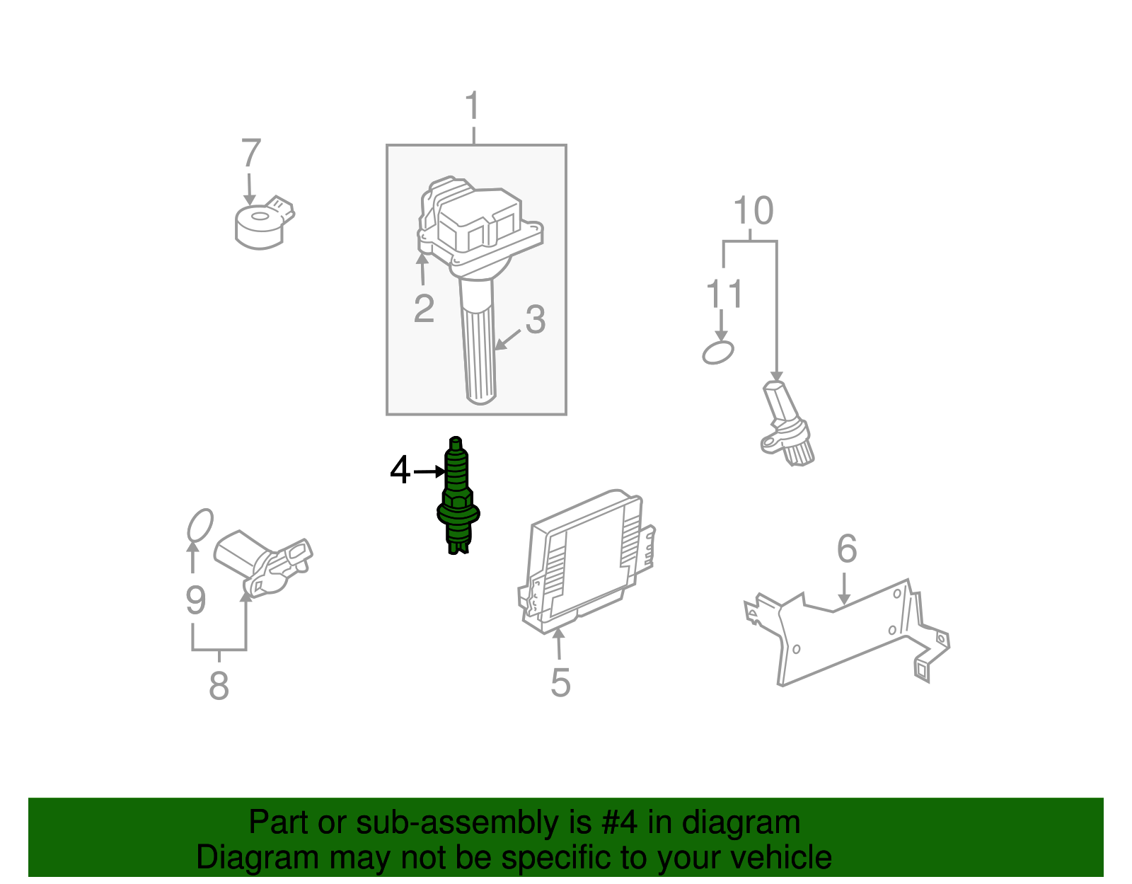 22401-5M016 - 2000-2009 Nissan - Spark Plug | Anicra Nissan Parts