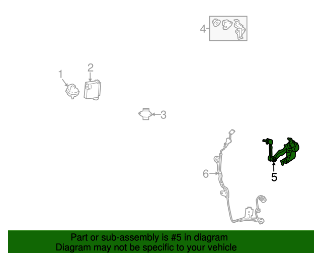 2015-2023 Lexus Height Sensor 89408-24070 | OEM Parts Online